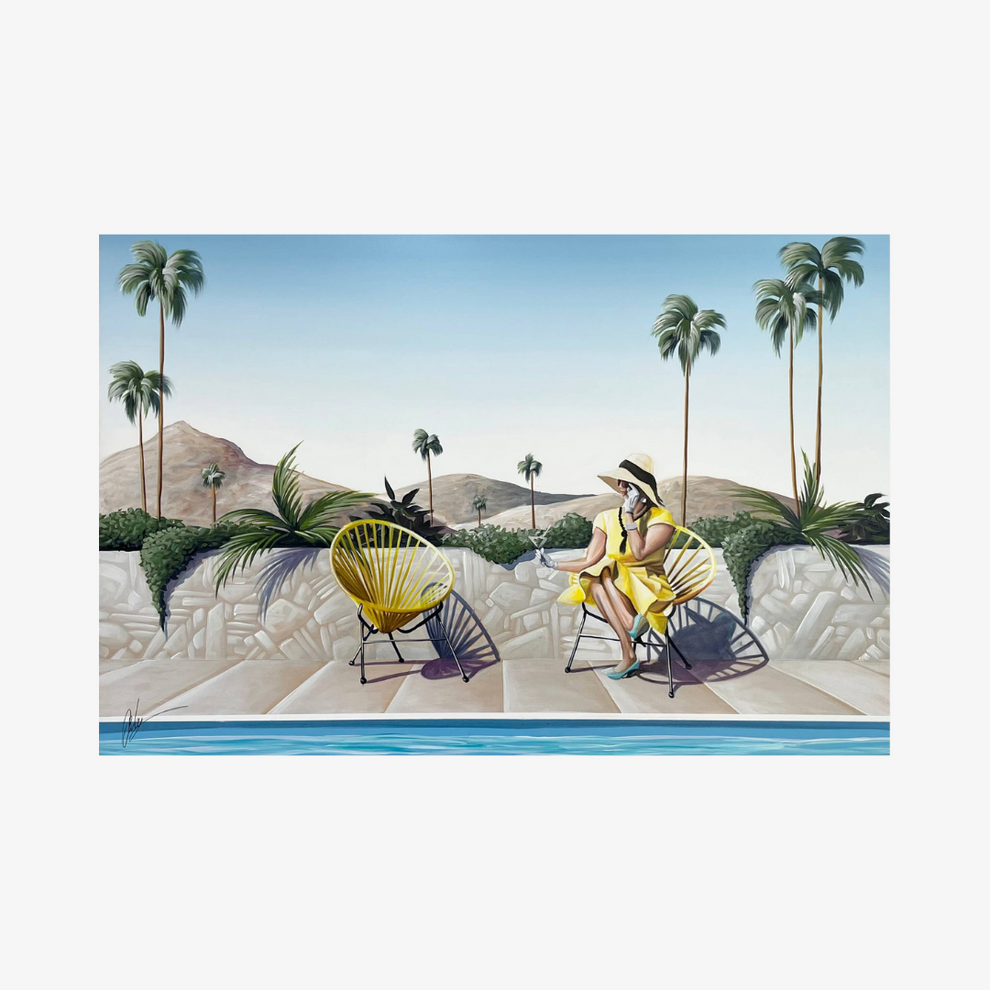 Poolside Ponder, 2022 – Audrey Fine Art